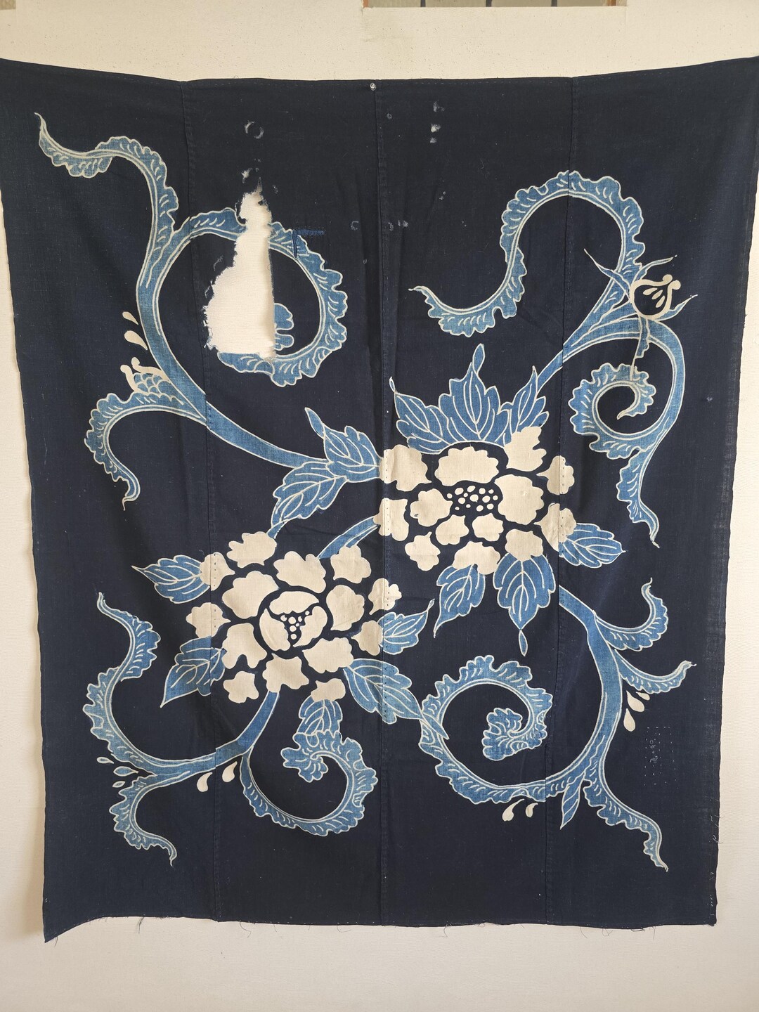 Rare,vintage Japanese Kimono Fabric , Boro,furoshiki,dyed Textiles ...