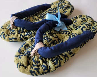 24cm25cmjapanese Nuno Zori Tabi Geta Made by Splitting a | Etsy