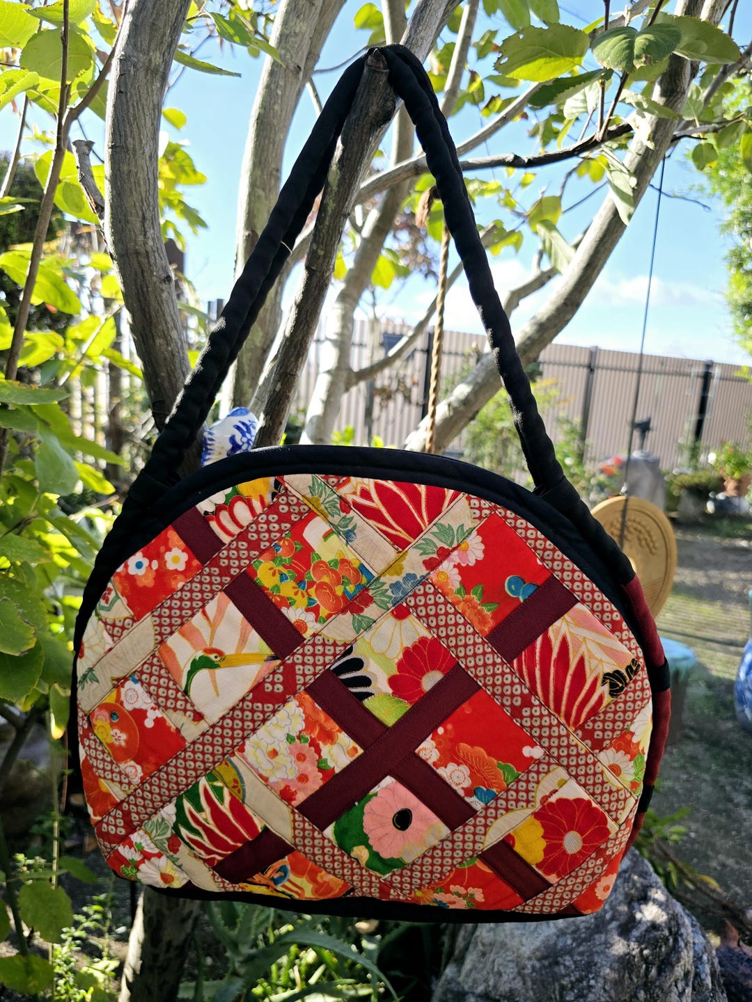 Kimono Remake, Handmade From Old Cloth, Kimono Patchwork Bag - Etsy