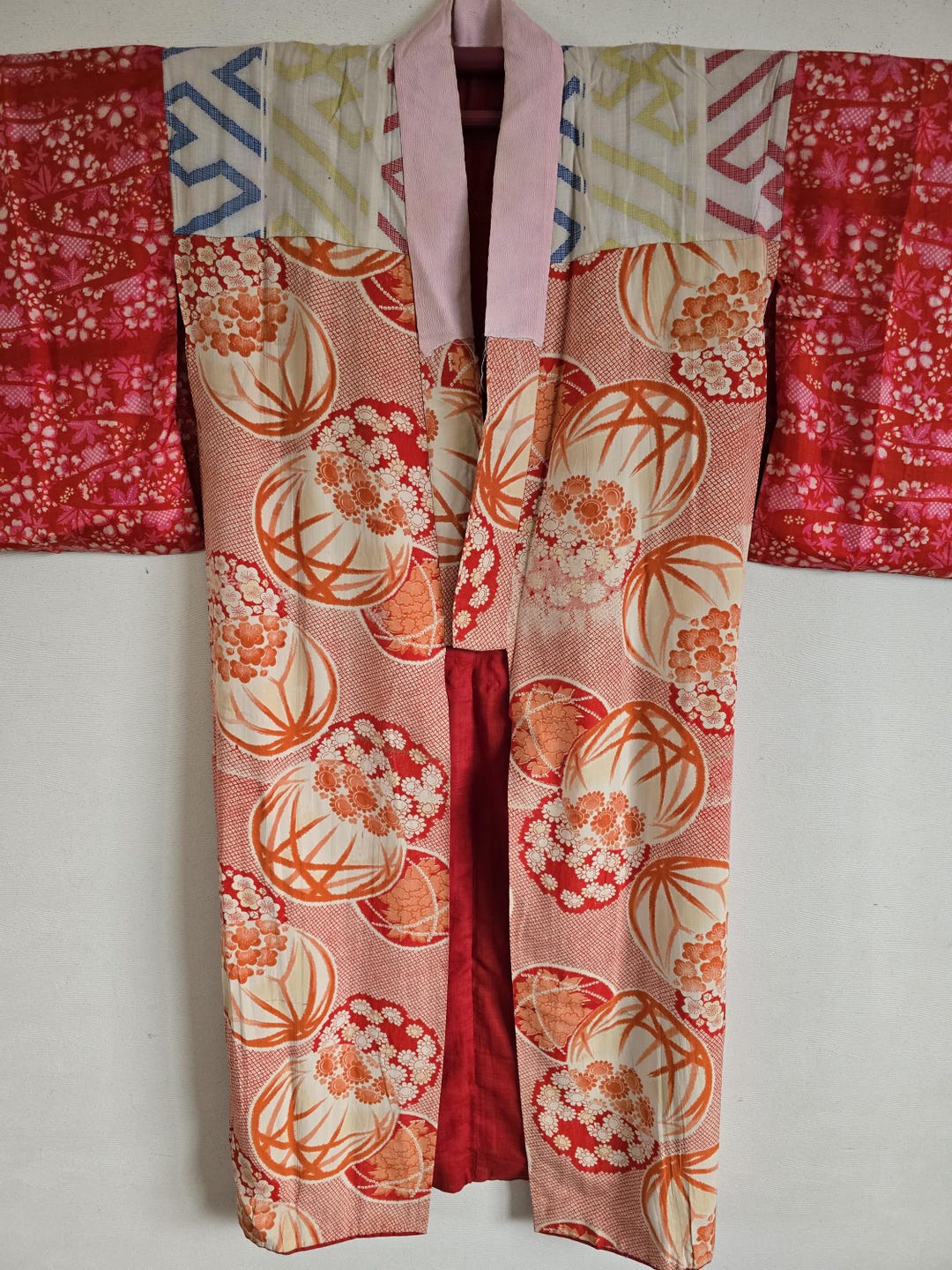 Japanese Silk Kimono Juban, Gown, Dressing,lingerie, Nightwear ...
