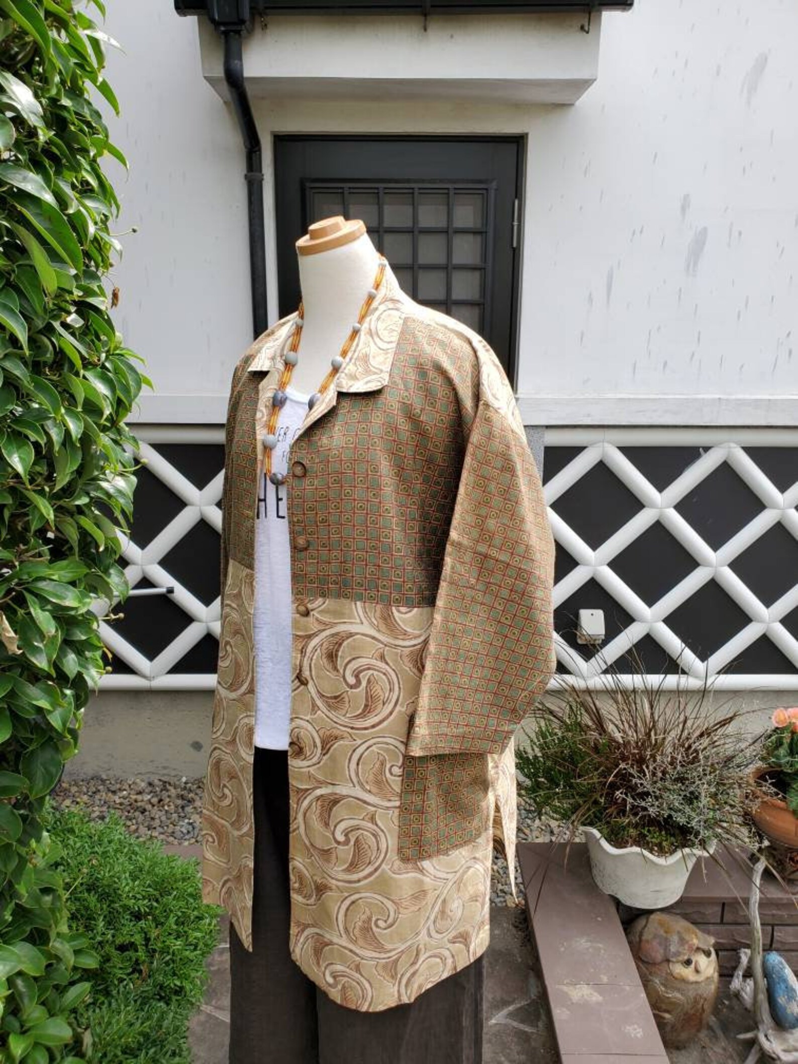 Vintage Japanese Kimono Remake Handmade Sarasa Cotton | Etsy