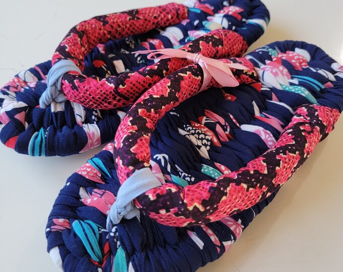 25cm26cm Japanese Nuno Zori, Tabi, Geta, Made by Splitting a Japanese ...