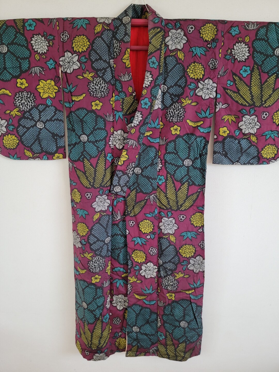 Antique Japanese Silk KIMONO Robe, Haori,gown, Dressing,lingerie ...