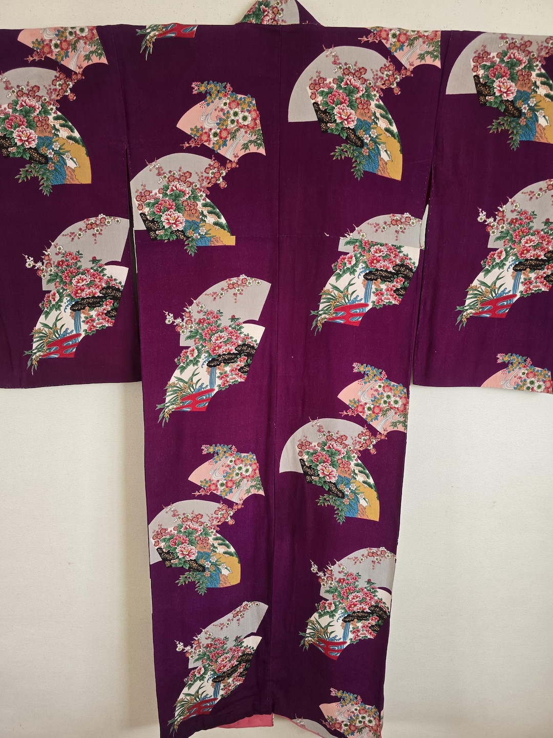 Antique Japanese Silk KIMONO Robe , Haori,gown, Dressing,lingerie ...