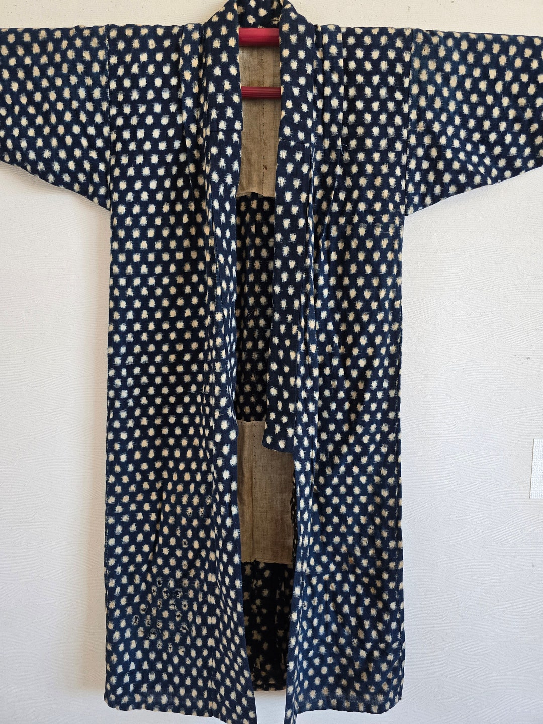 1930s, Vintage Japanese BORO, NORAGI, Yukinko Kasuri, Old Japanese ...
