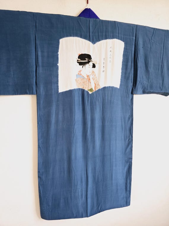 Super Rare, Men's Kinono juban ,Vintage, gown, KIMO… - Gem