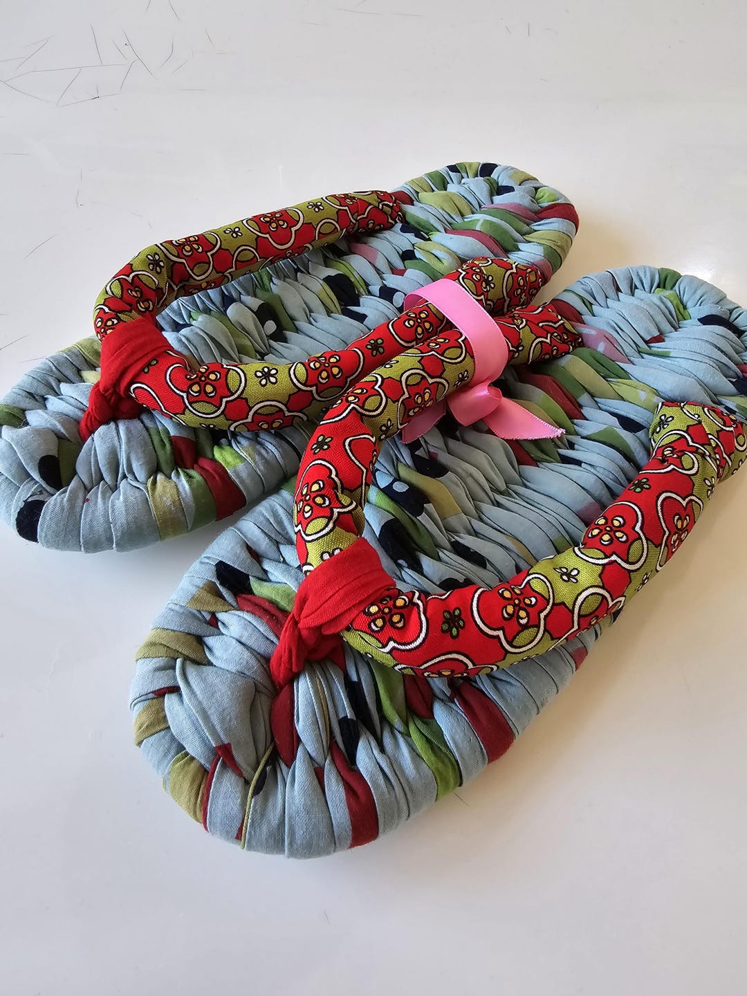 25cm japanese Nuno Zori, Tabi, Geta, Made by Splitting a Japanese ...