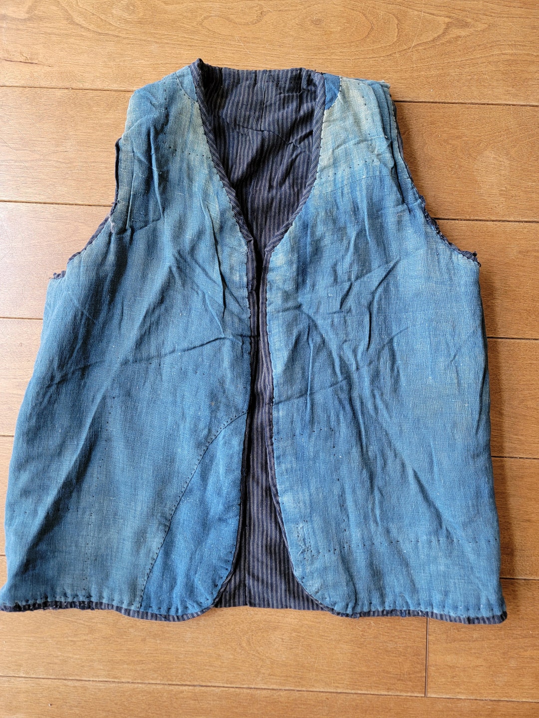 Japanese Vintage BORO Vest,kimono ,free Shipping - Etsy