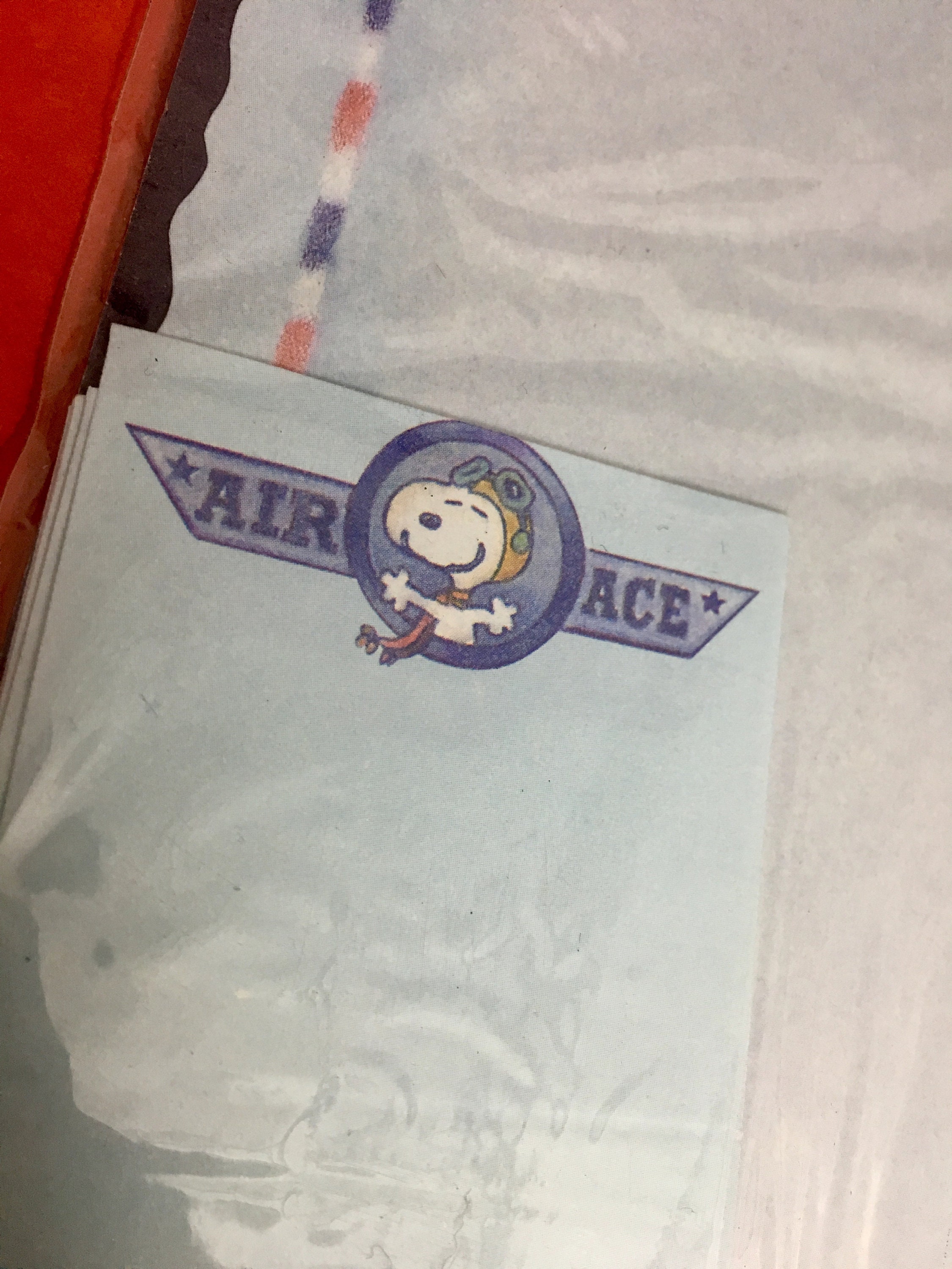 Peanuts Snoopy Stationery Set 8 Sheets 4 Envelopes 8 Memos | Etsy