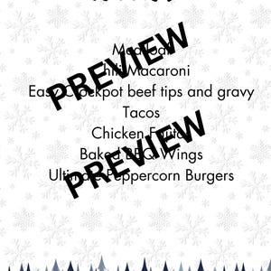 January Meal Plan Printable | 4-week Meal Plan Planner PDF | 25 Recipes ...