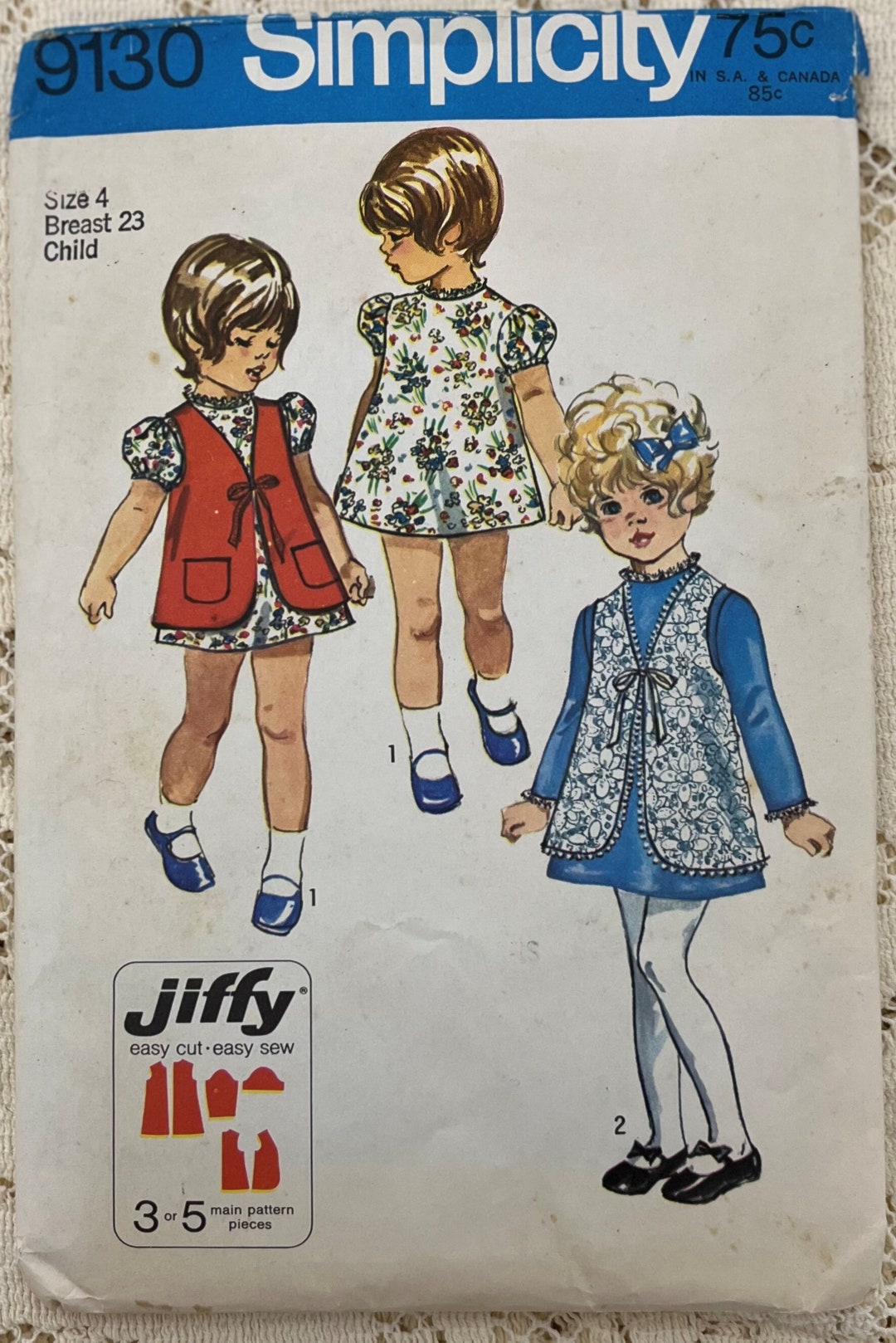 Simplicity 9130 Children Clothes Pattern - Etsy