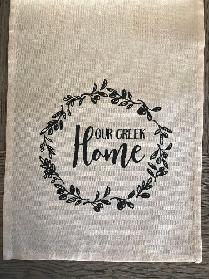 Our Greek Home© Table Runner Greek Table Runner | Etsy