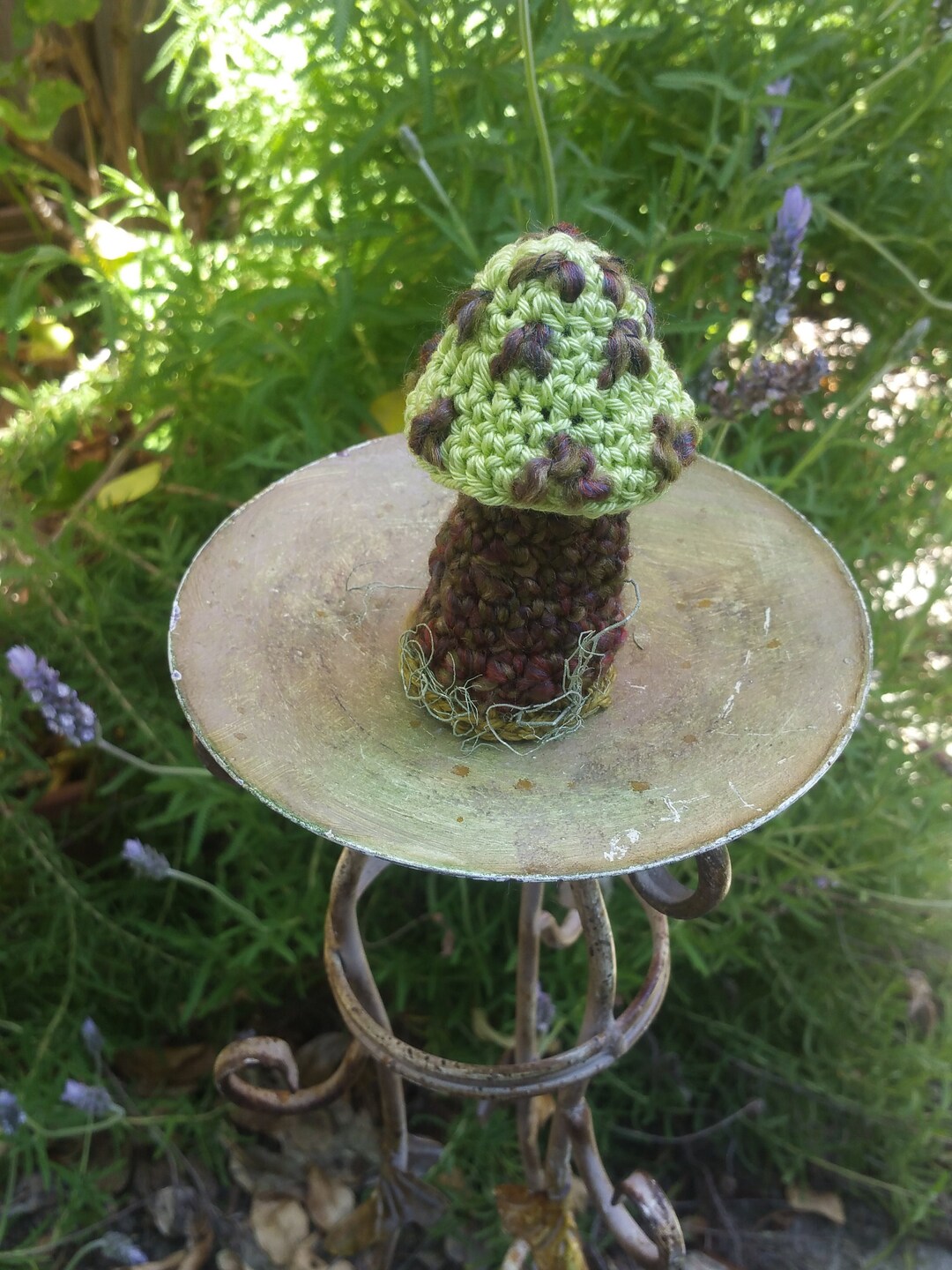 Toadstool Basket With Lid Crochet Mushroom Box With - Etsy