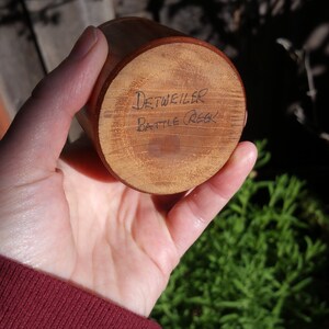 Vintage Hand-lathed Wood Ring Box: Signed Artist Detweiler - Etsy