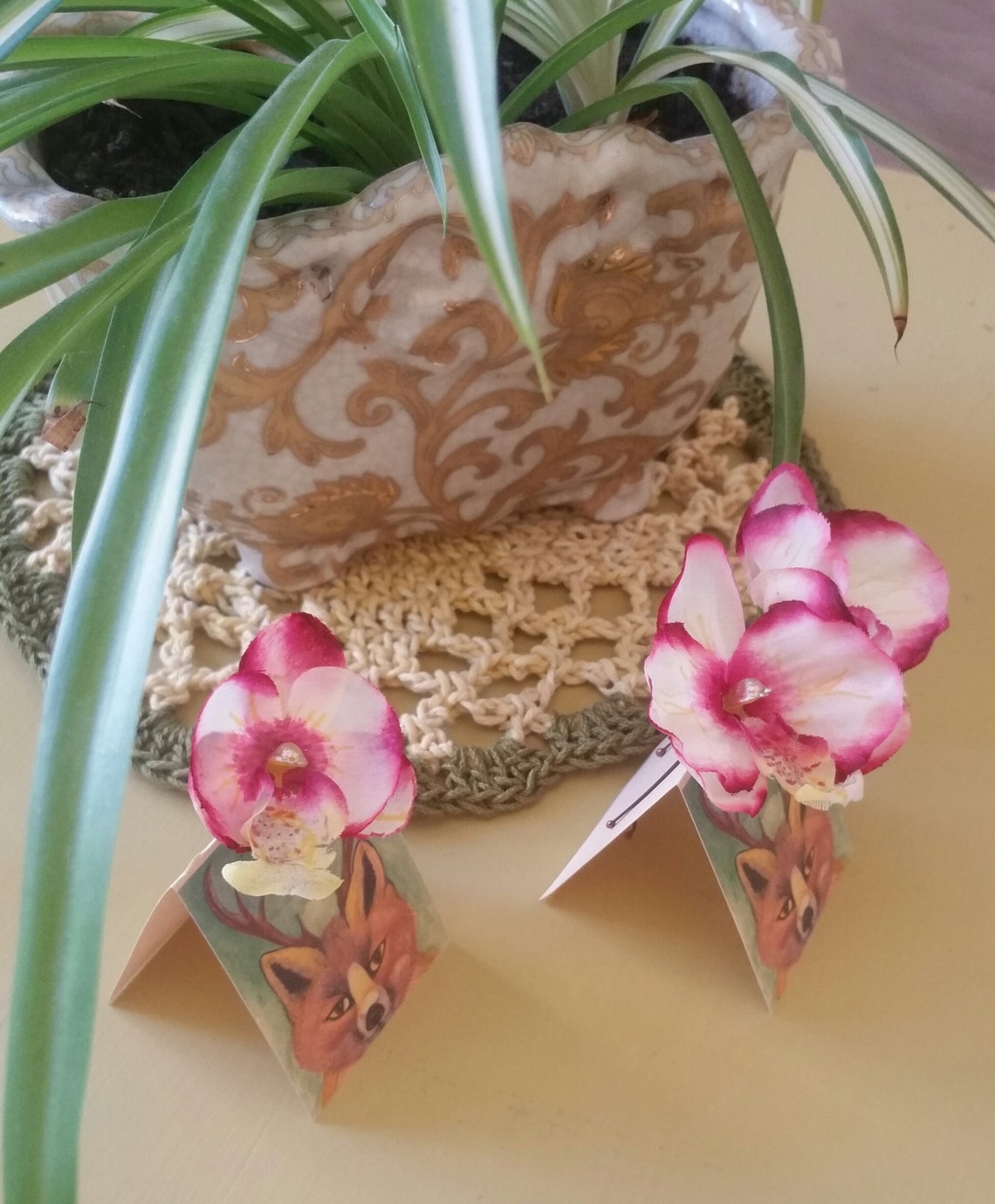 Orchid Hair Pins Orchid Hair Accessories Orchids for Hair - Etsy