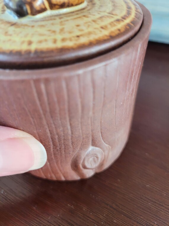 Ceramic Koala Box with lid, porcelain tree stump box,… - Gem