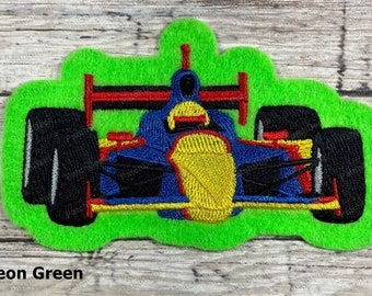 Race Car Patch - Etsy