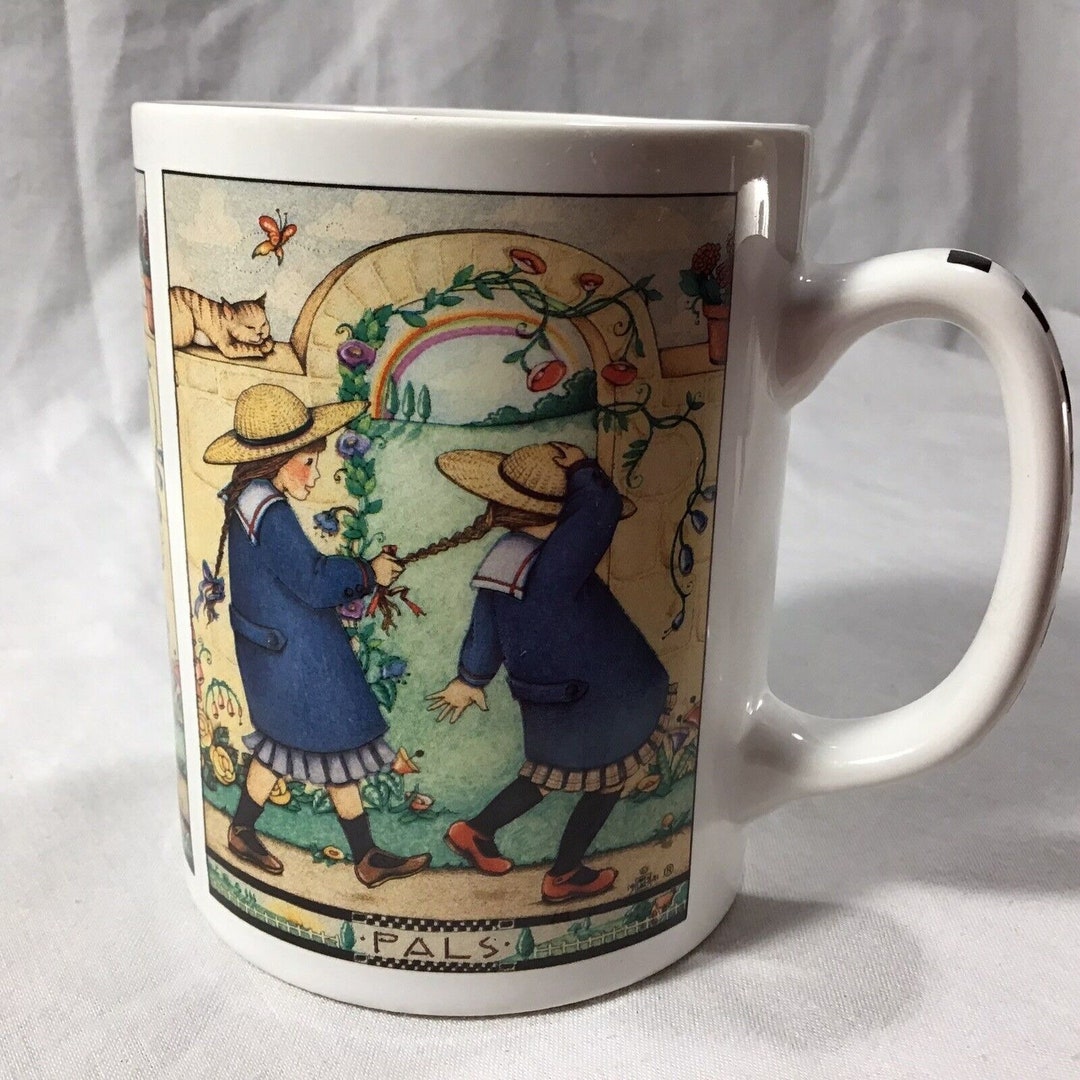 Pals Mary Engelbreit Mug Sisters Girl Friends 12 Oz Valentine Ornery - Etsy