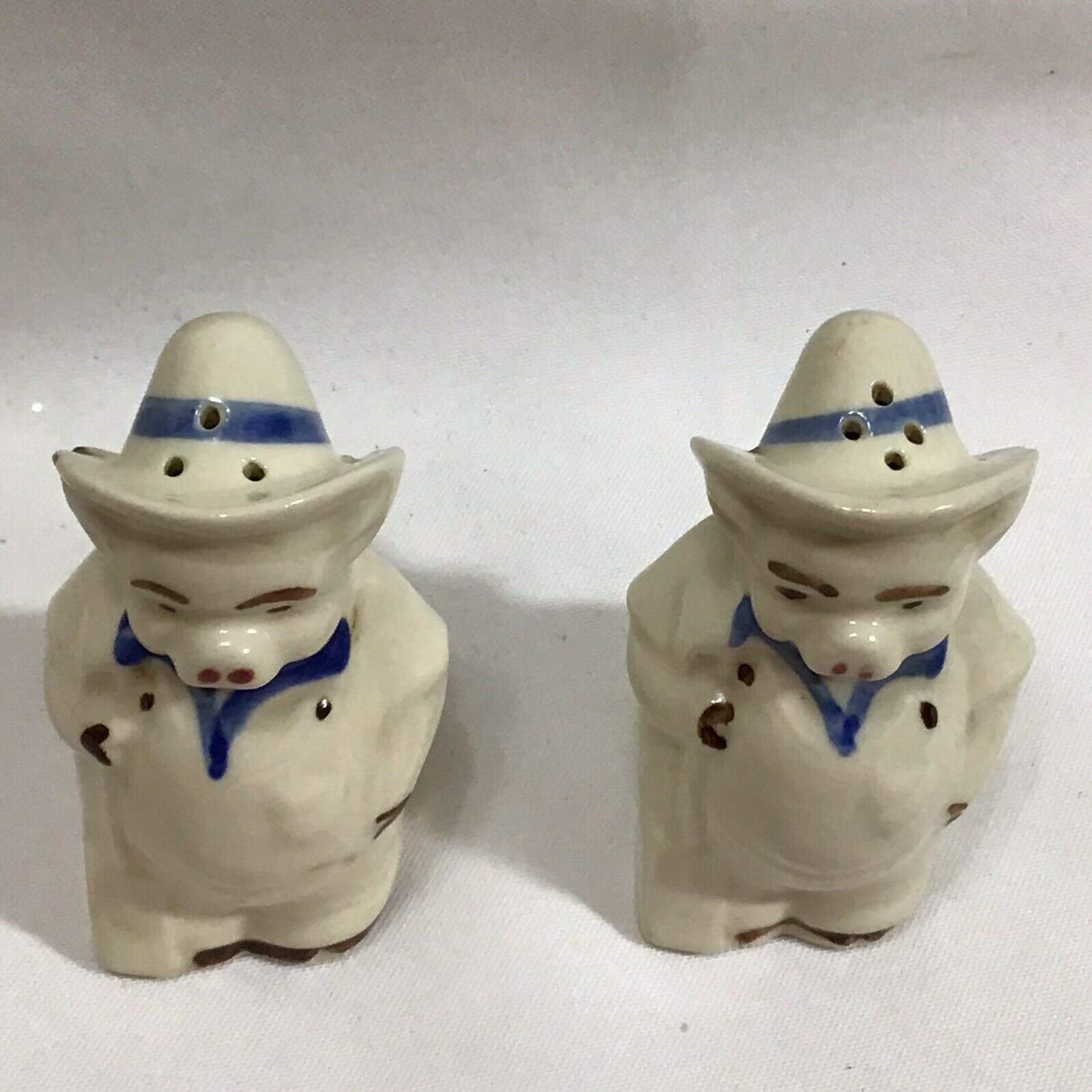 Shawnee Farmer Pig Overalls Hat Shovel 3 Salt Pepper Shakers - Etsy
