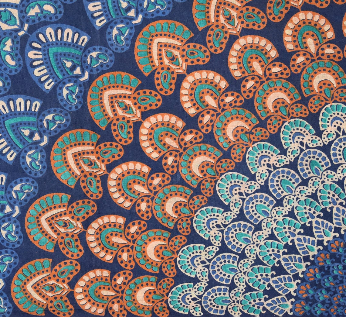 Large Turquoise/ Blue Mandala - Etsy