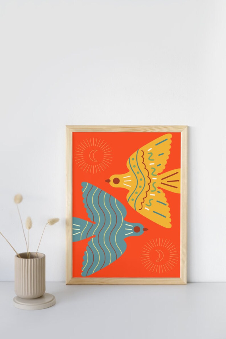 Digital Art Print Abstract Painting - Etsy