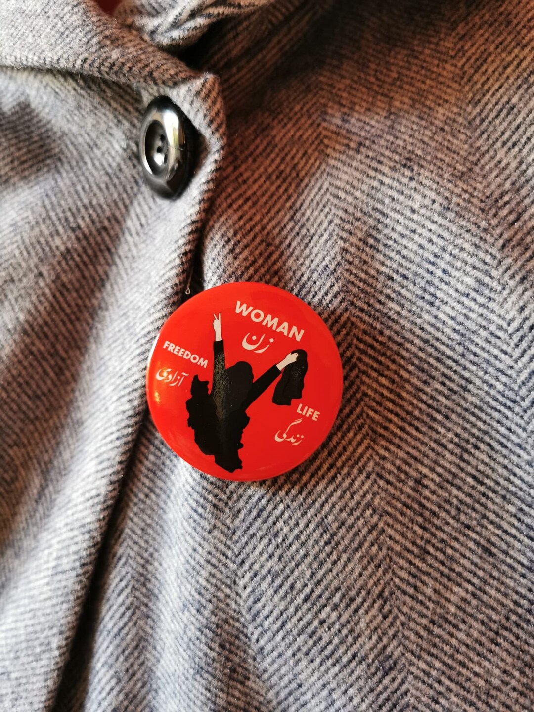 Woman Life Freedom Badge (pack of 4) - Etsy