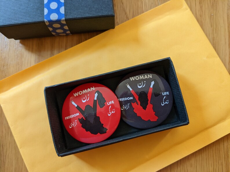 Woman Life Freedom Badges pack of 4 - Etsy