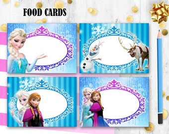 Frozen Place Cards | Etsy