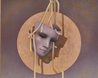 Bunny Rabbit Kline Draws His Animal Art Using Only Words. Signed and ...