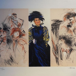 Pierre RISCH : Jazz # Original LITHOGRAPH - Signed and Numbered - 350 ...