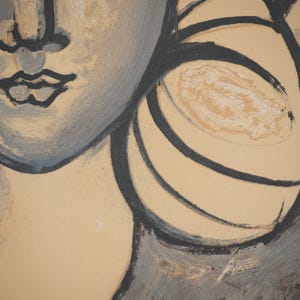 Pablo PICASSO: Portrait of Françoise in Grey, Original Lithograph ...