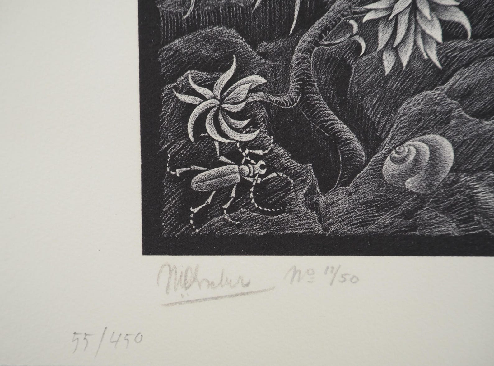 M.C. ESCHER - Italian Landscape Castrovalva - Woodcut Facsimile 1935 ...