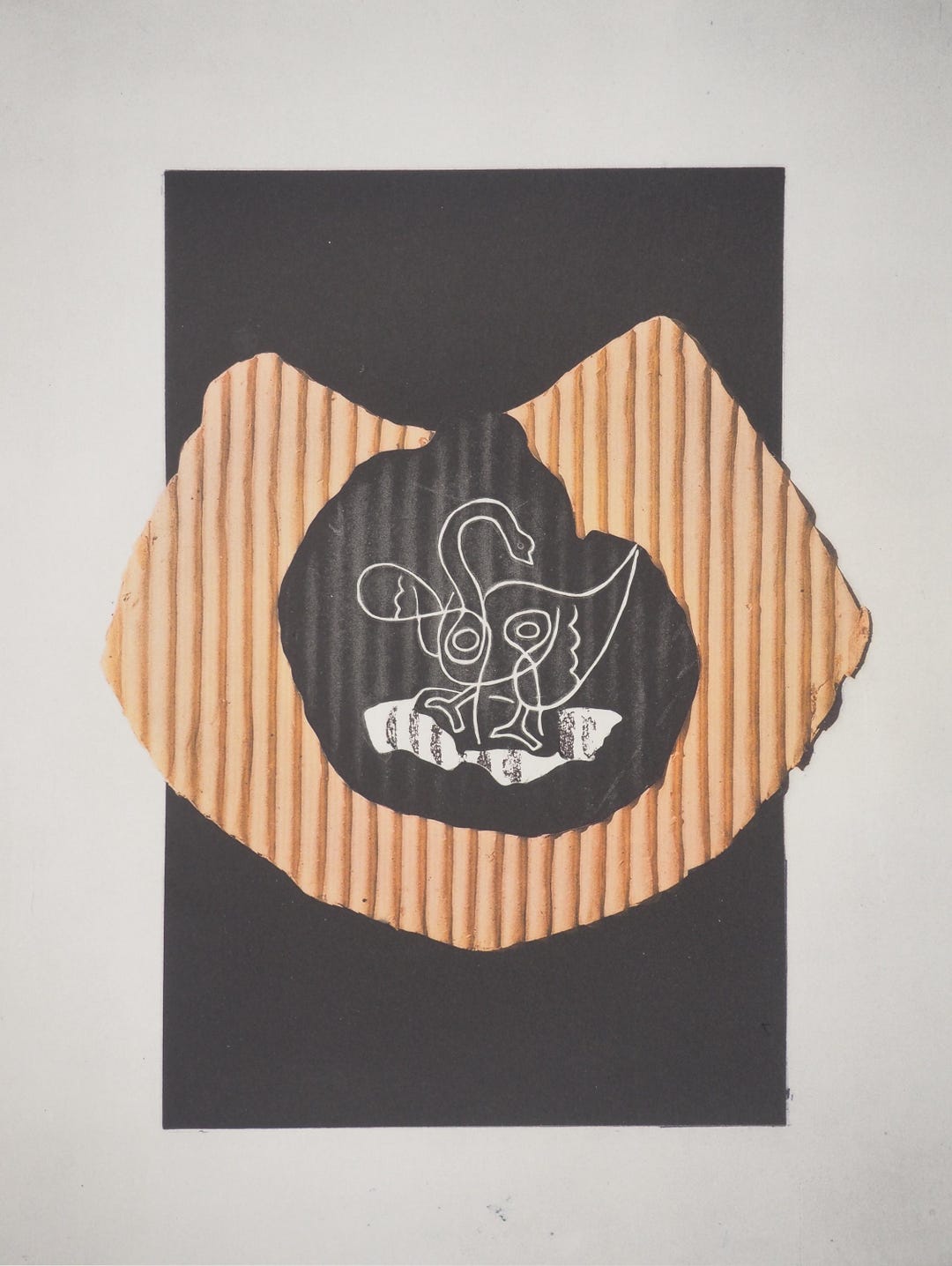 Georges BRAQUE - the Swan - Phototype Art Print - 1962 Limited Edition ...