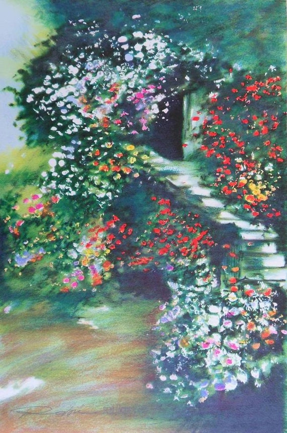 ROBIC Raphaël : the Stair Original Signed LITHOGRAPH 300 - Etsy UK