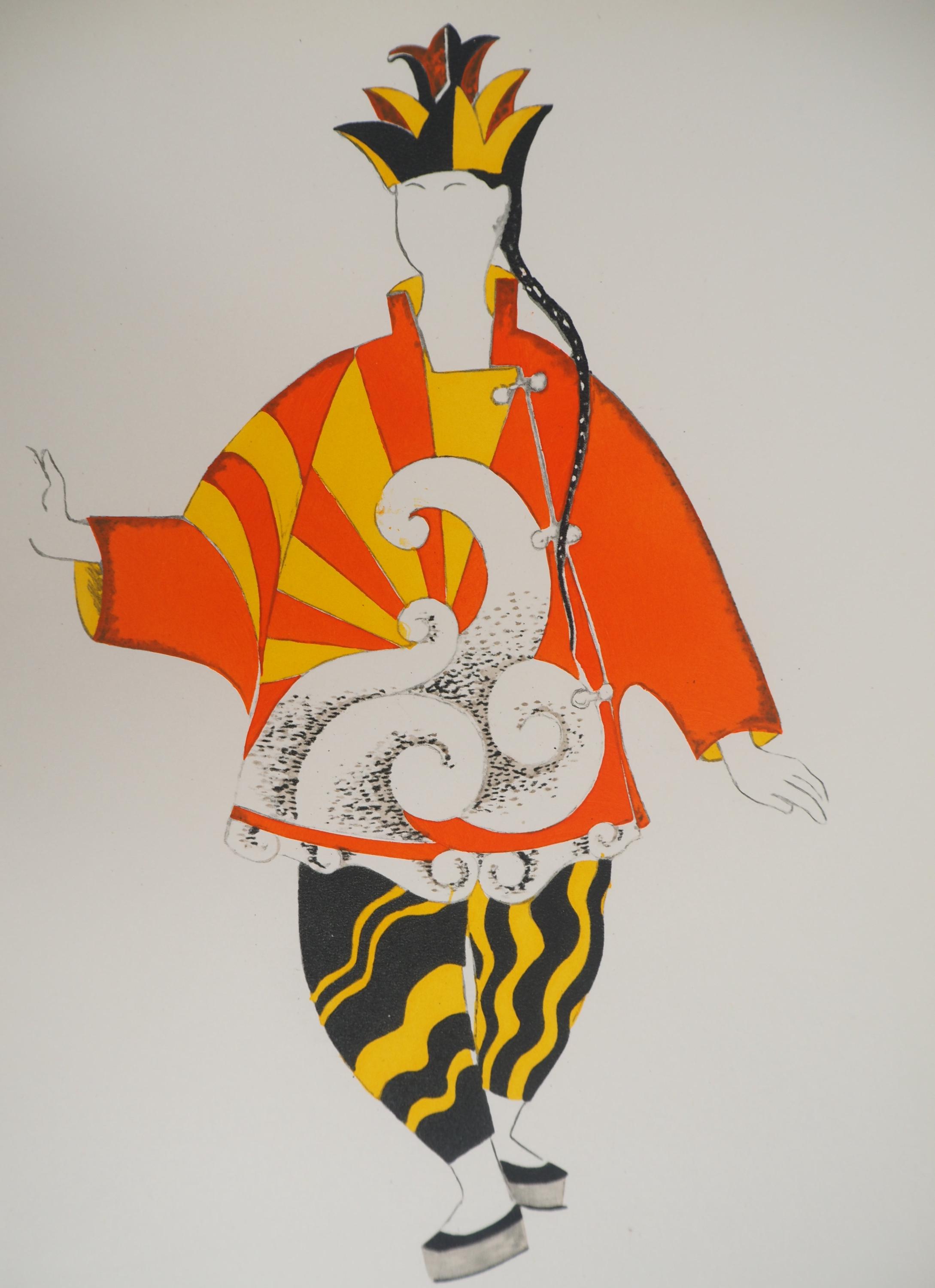 Pablo PICASSO: Costume of the Chinese Magician, Lithograph and Stencil ...
