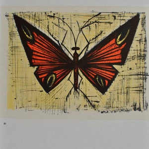 Bernard BUFFET : the Insects, 10 LITHOGRAPHS, 1967 by MOURLOT - Etsy