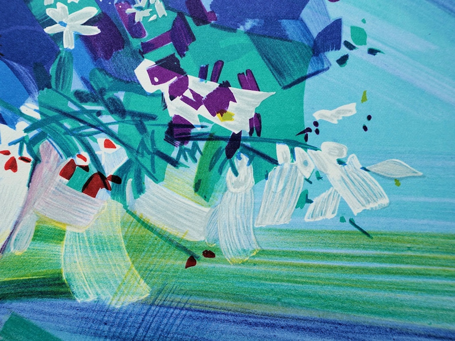 Claude MARS Bouquet of Colours in Summer Original Signed | Etsy