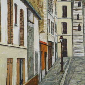 Maurice UTRILLO: Passage Cottin in Montmartre, Signed Lithograph - Etsy