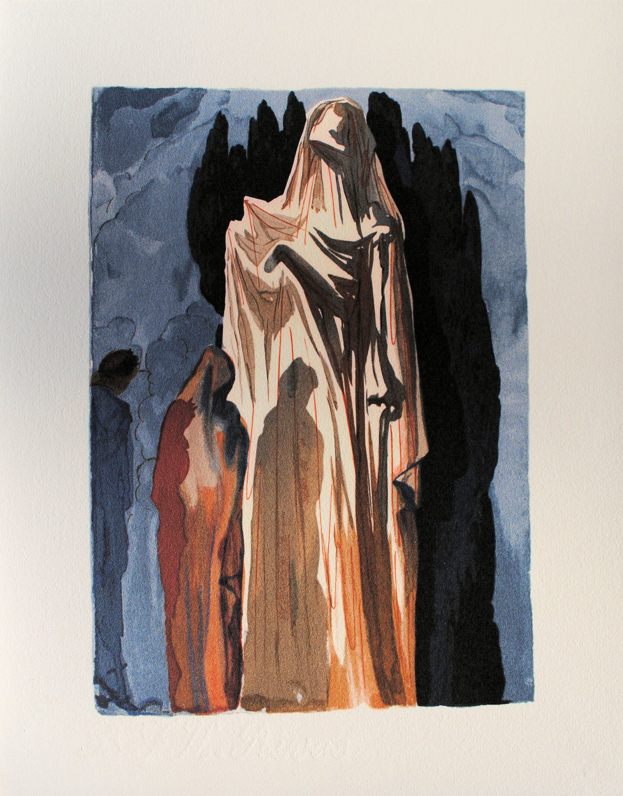 Wall Hangings Prints Minos Certificate Divine Comedy 1960 SALVADOR DALI ...