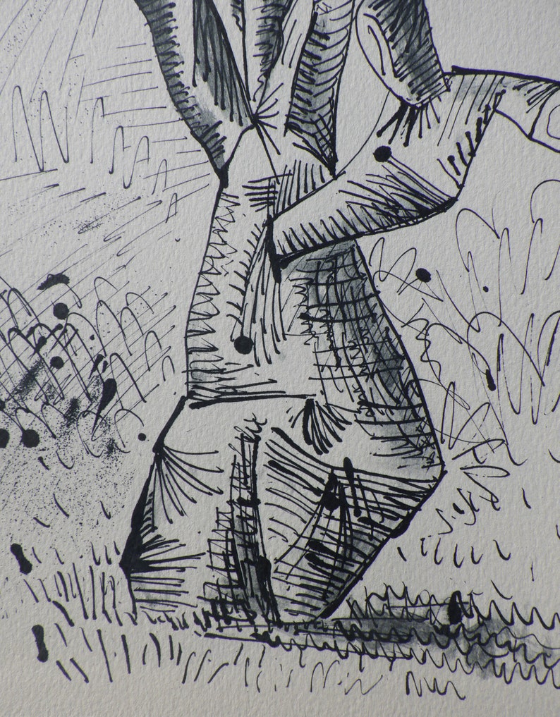 Pablo PICASSO - the Old Tree in Winter - Original Etching, 1952 - Etsy