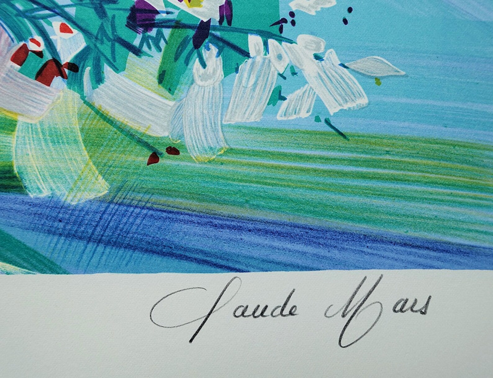 Claude MARS Bouquet of Colours in Summer Original Signed - Etsy