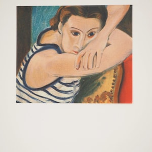 Henri MATISSE: Blue Eyes, Vintage Signed Lithograph, 1954 - Etsy