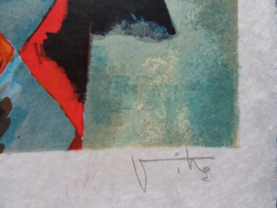 Prints Lithographs Art & Collectibles Viktor VIKO Original signed ...