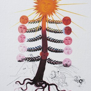 Salvador DALI : the Faces Tree, Signed LITHOGRAPH, 800 Copies, 1979 ...