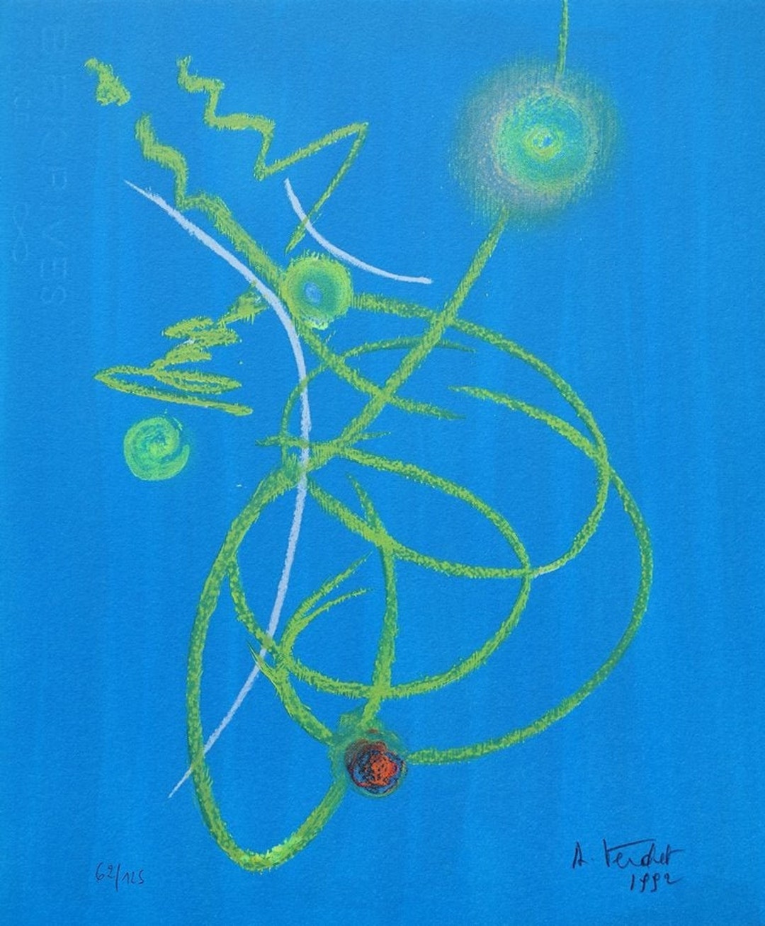 André VERDET : Paradise - Original Pencil Signed and Numbered ...