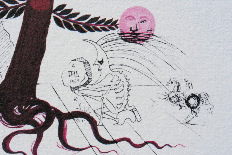 SALVADOR DALI : the Faces Tree Signed LITHOGRAPH 800 - Etsy