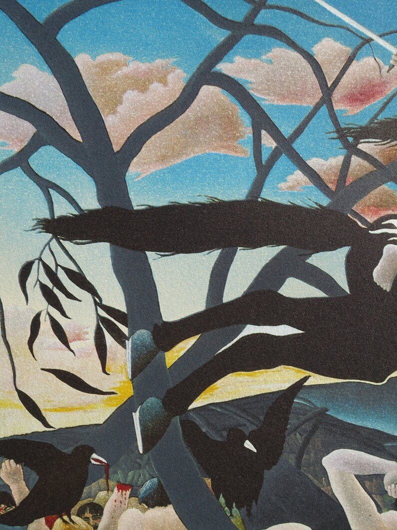 Henri ROUSSEAU : the War Original LITHOGRAPH Signed and - Etsy