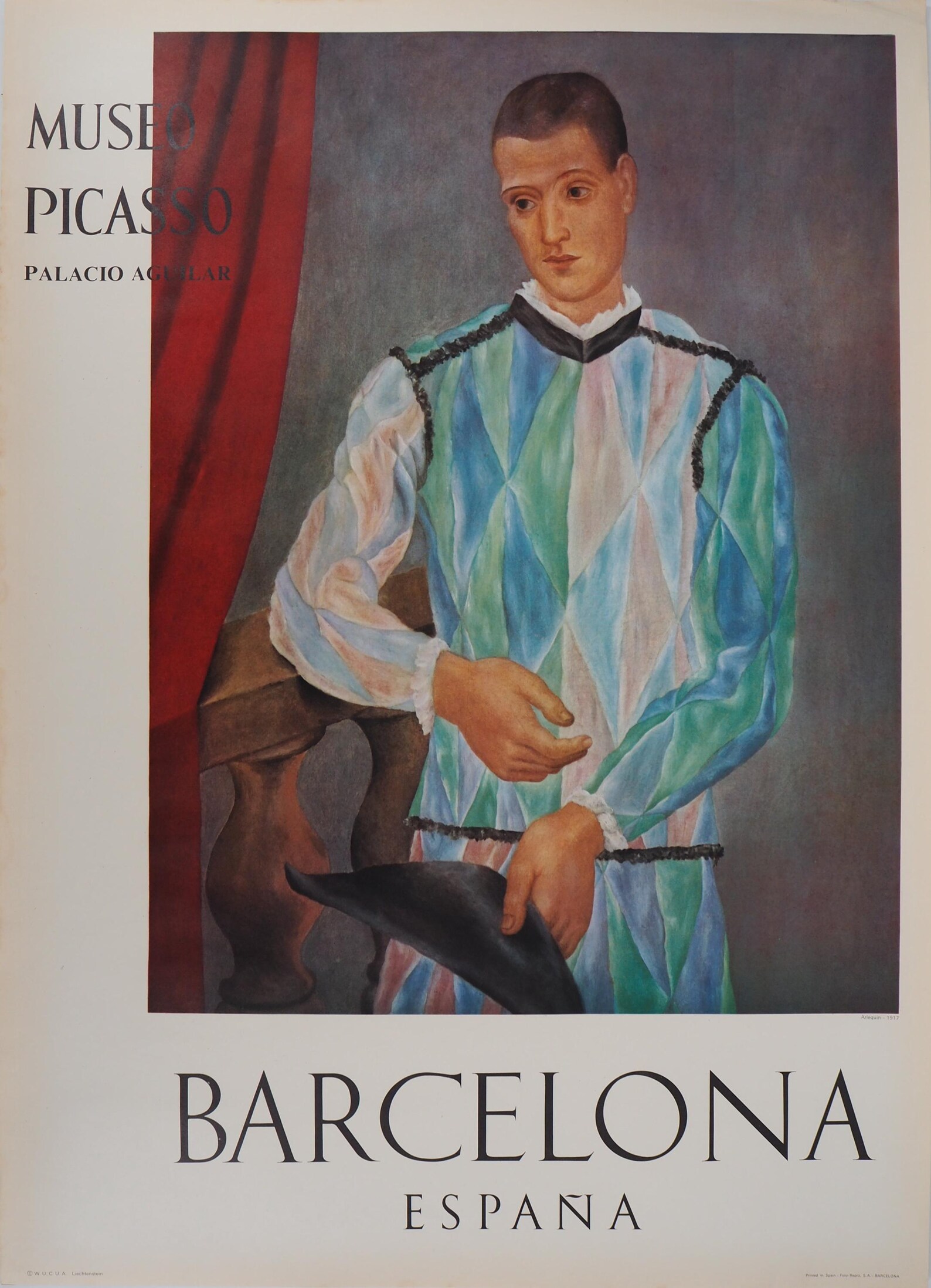 PABLO PICASSO – Original Poster Harlequin 1966 – Museo Picasso ...