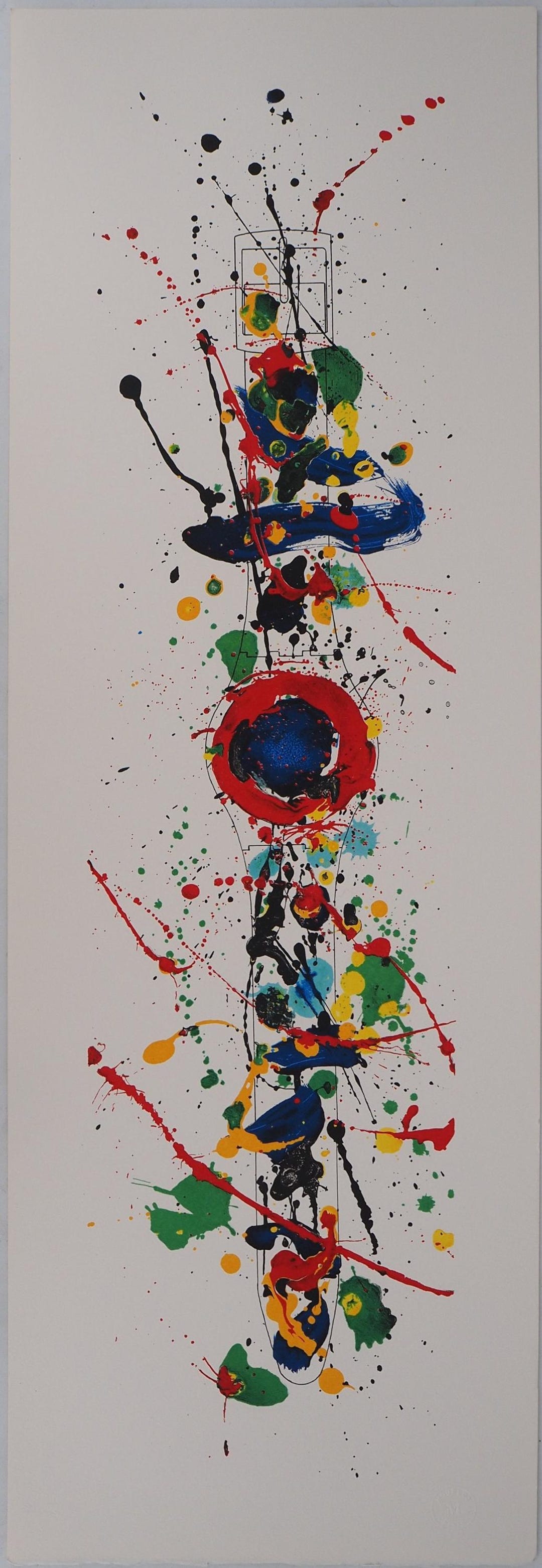 Sam FRANCIS: Harmony of Colors, Homage to the Watch, Original Signed ...