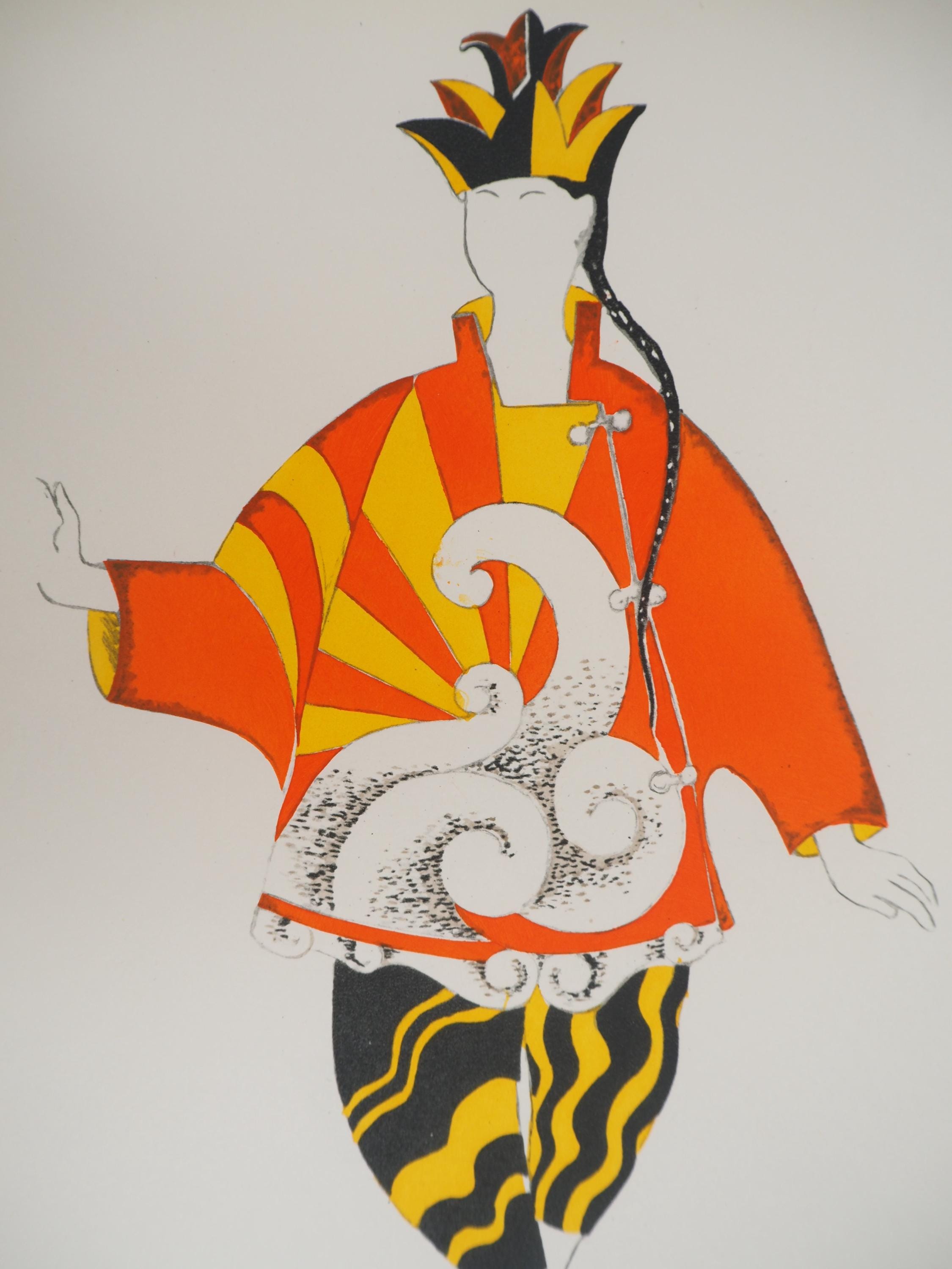Pablo PICASSO: Costume of the Chinese Magician, Lithograph and Stencil ...